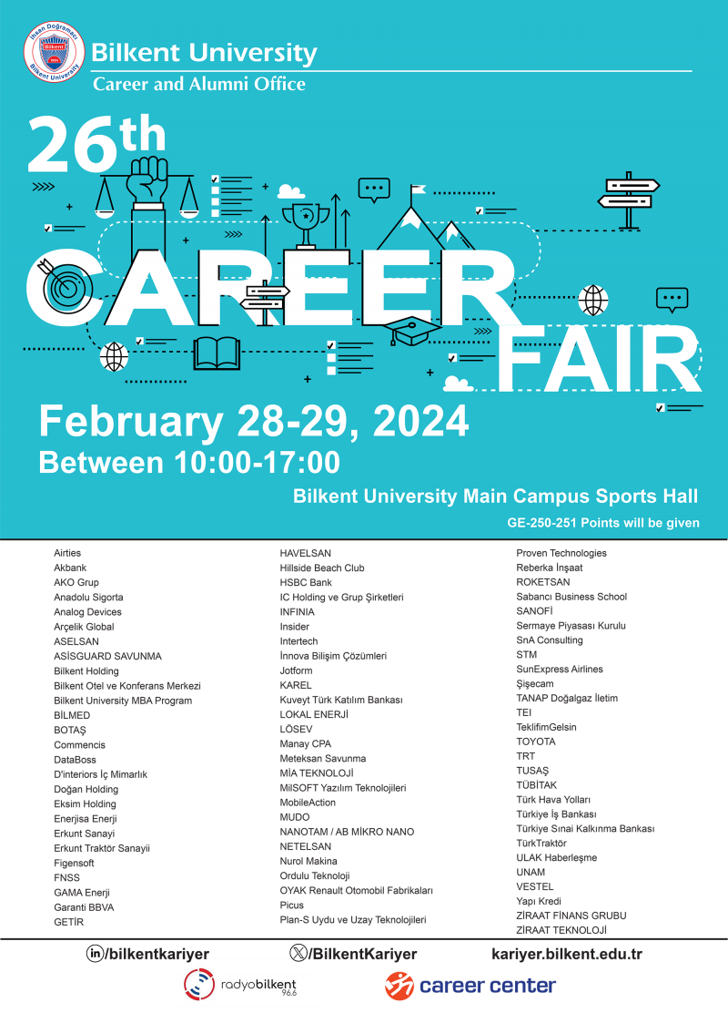 EN / Bilkent University – 26th Career Fair Begins